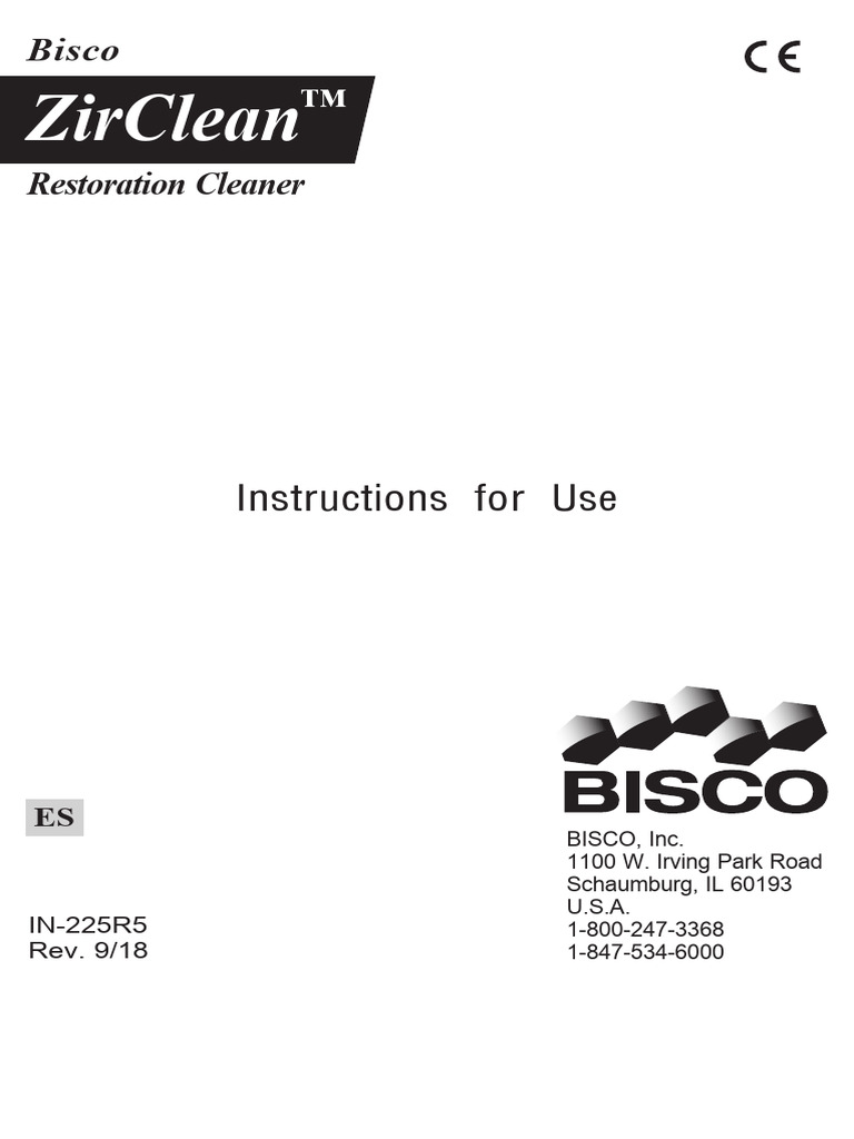 ZirClean Spanish | PDF | Agua | Residuos