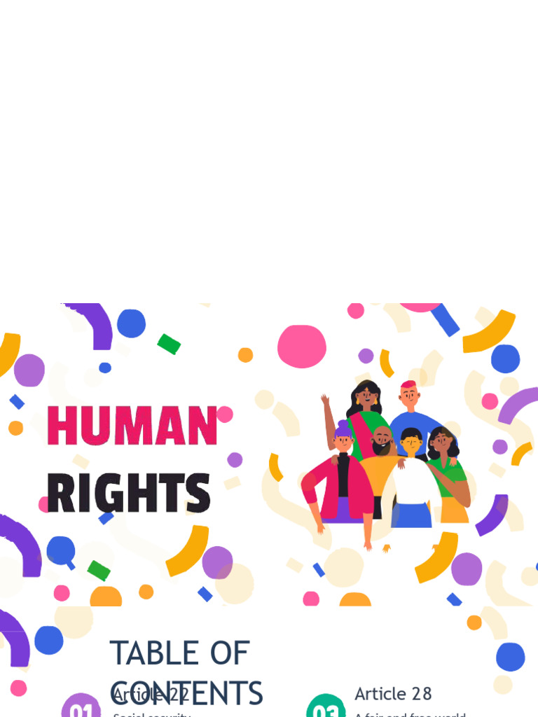 Human Rights Ppt for Gp-compressed | PDF | Welfare | Labor Rights