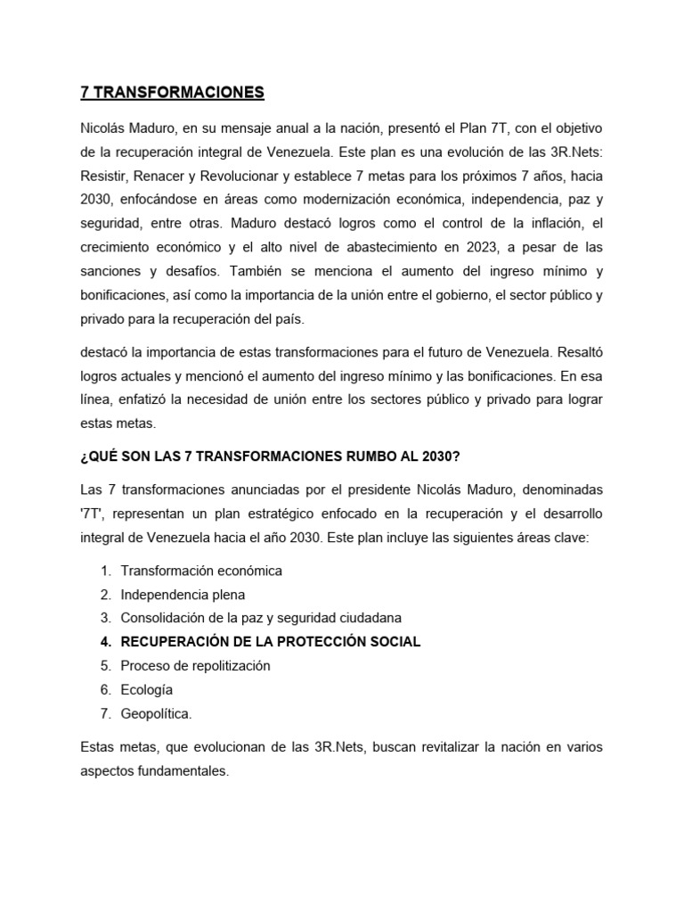 7 Transformaciones | PDF