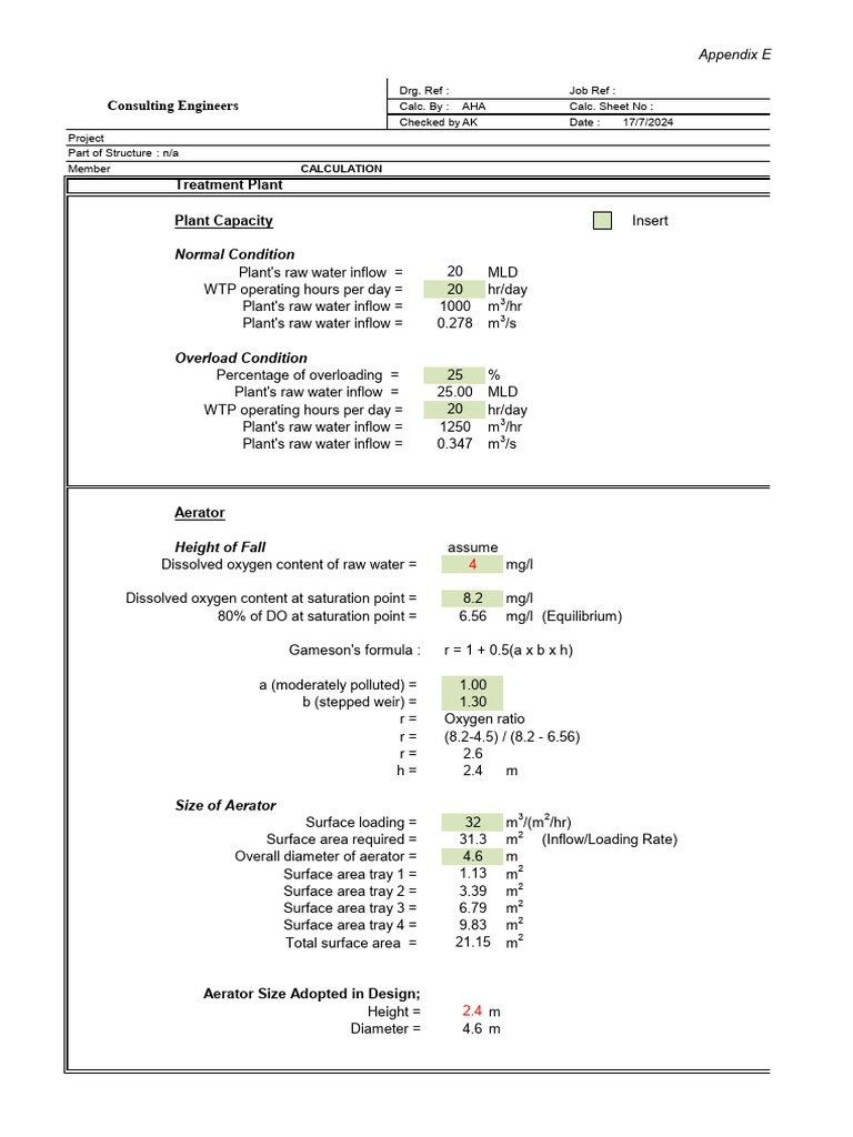 WTP Detail Design | PDF | Filtration | Water