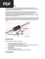 Pengertian Dioda - Jenis, Fungsi, Simbol Dan Gambarnya | PDF