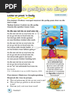 Leesbegrip - Graad 1 | PDF