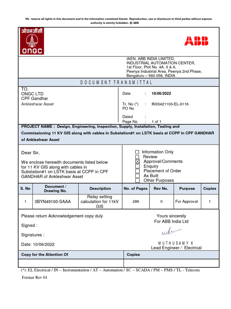 3byn49100 Saaa | PDF | Fuse (Electrical) | Transformer