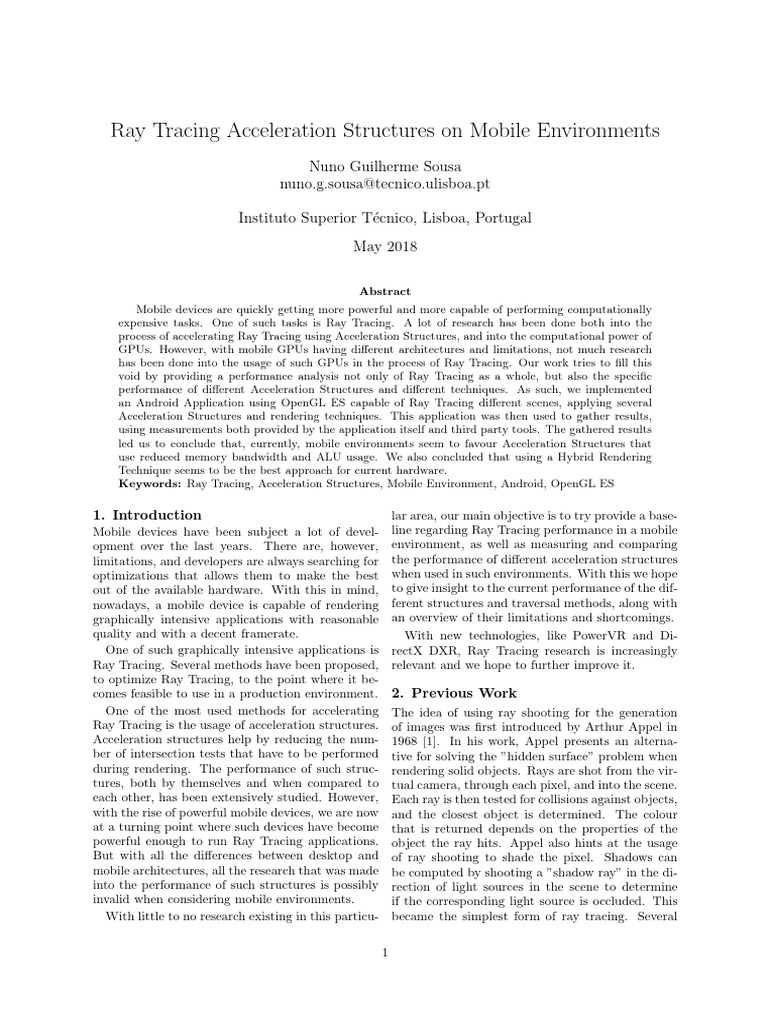 Resumo Alargado MEIC A | PDF | Rendering (Computer Graphics) | Shader