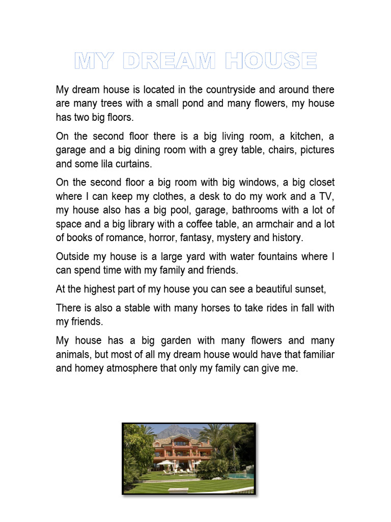 My Dream House. | PDF