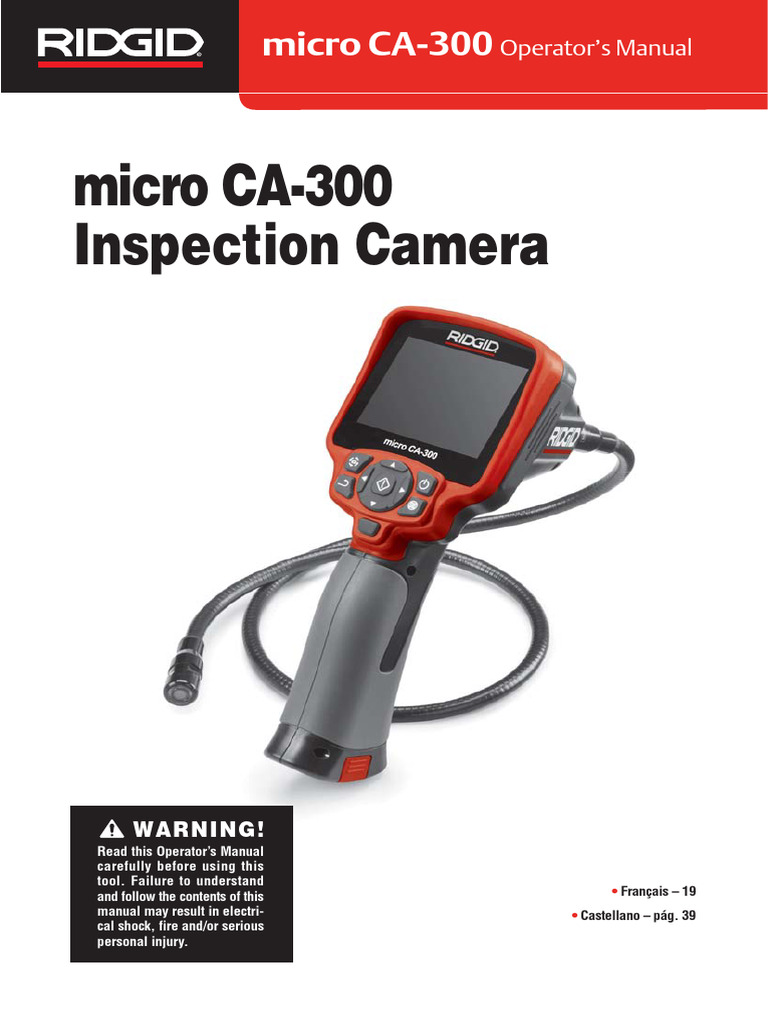 Manual CA-300 | PDF | Camera | Electromagnetic Compatibility