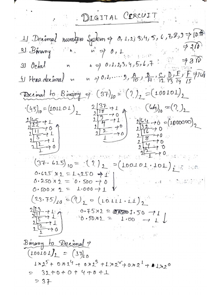 Chapter - Digital Circuit | PDF