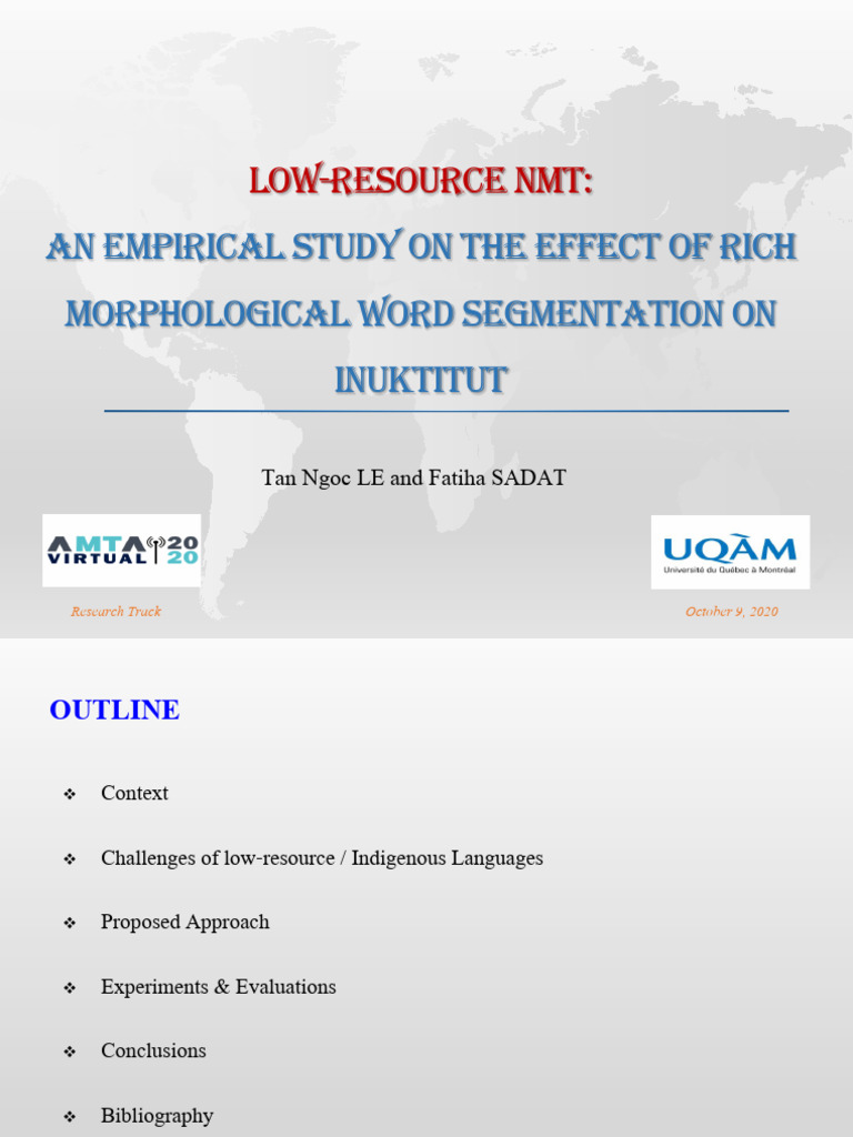 Presentation AMTA 9oct2020 Tan | PDF | Linguistics | Human Communication