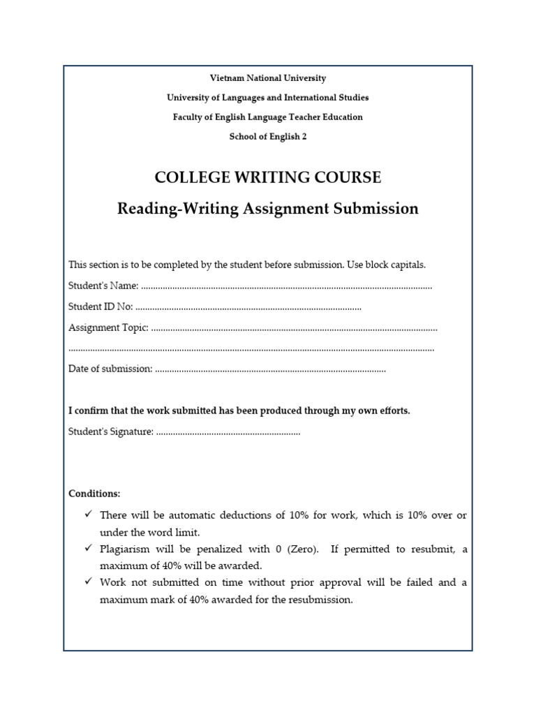 Cover page & Reflection questions | PDF