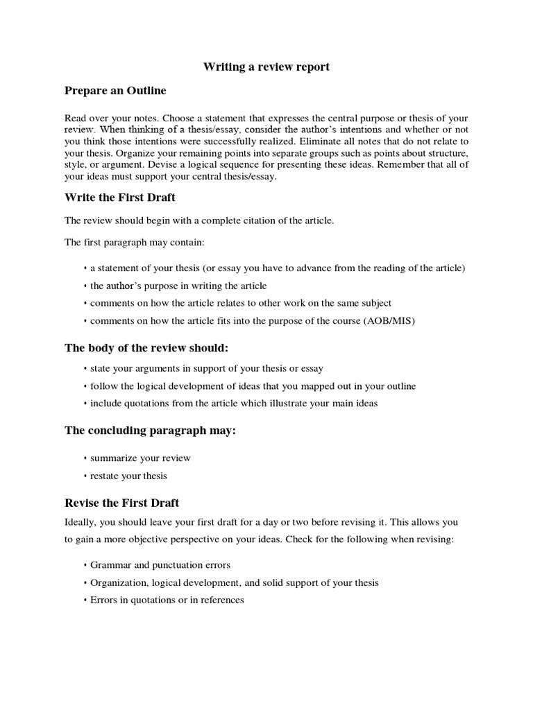 ARTICLE REVIEW FORMAT drR | PDF | Essays | Thesis