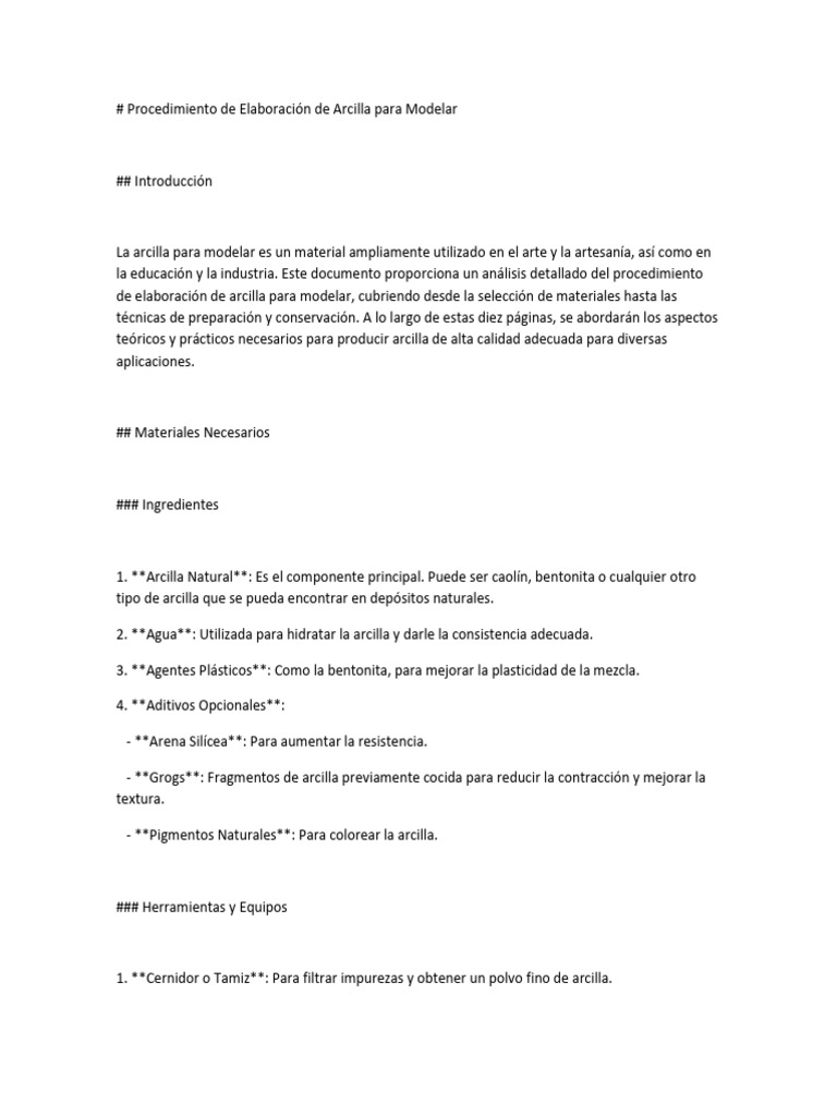 Arcilla | PDF | Arcilla | Ladrillo