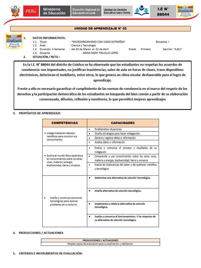 Unidad 02 1ro Sec-2 | PDF | Hipótesis | Investigación cuantitativa
