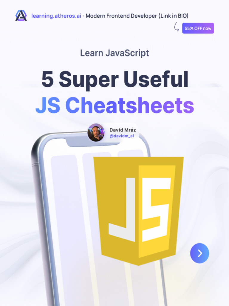 5 Super Useful JS Cheatsheets ? | PDF
