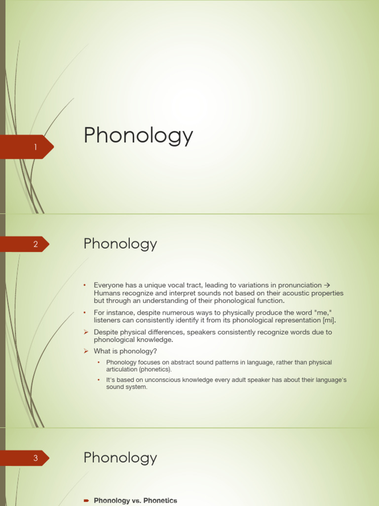 Phonology | PDF | Syllable | Phoneme