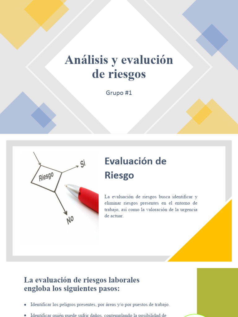 Analisis y Evaluacion de Riesgos | PDF | Riesgo | Evaluación