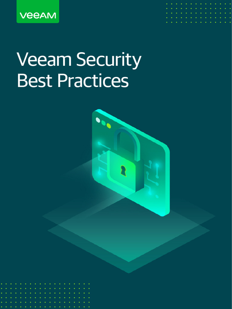 Veeam Security Best Practices 2022 | PDF | Backup | Password