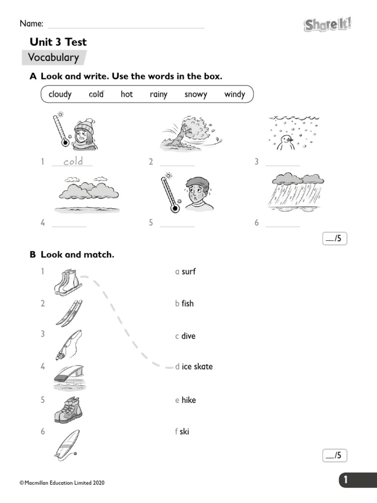 SI TRC3 U3 Test | PDF | Language Acquisition | Learning