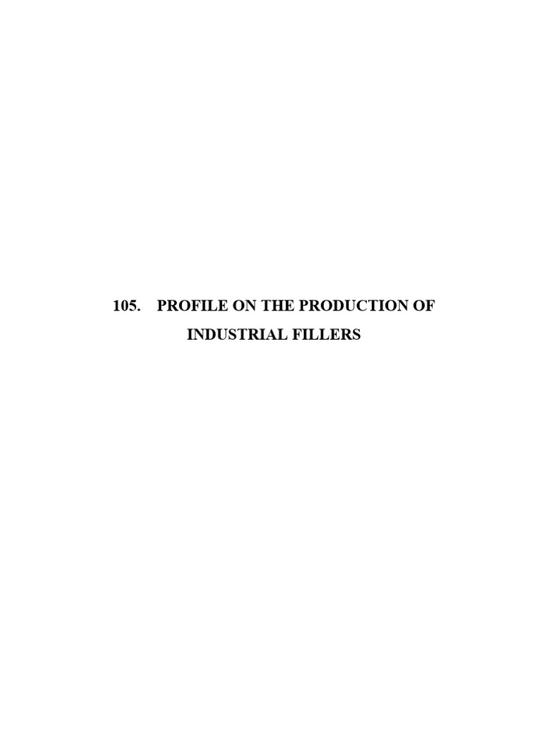 Industrial Filler | PDF | Net Present Value | Internal Rate Of Return