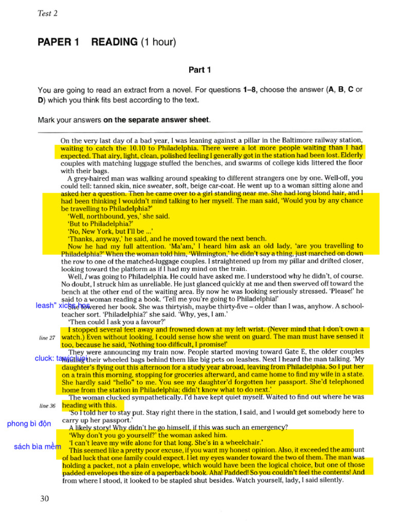 (Bu I 4) Reading PT2 | PDF