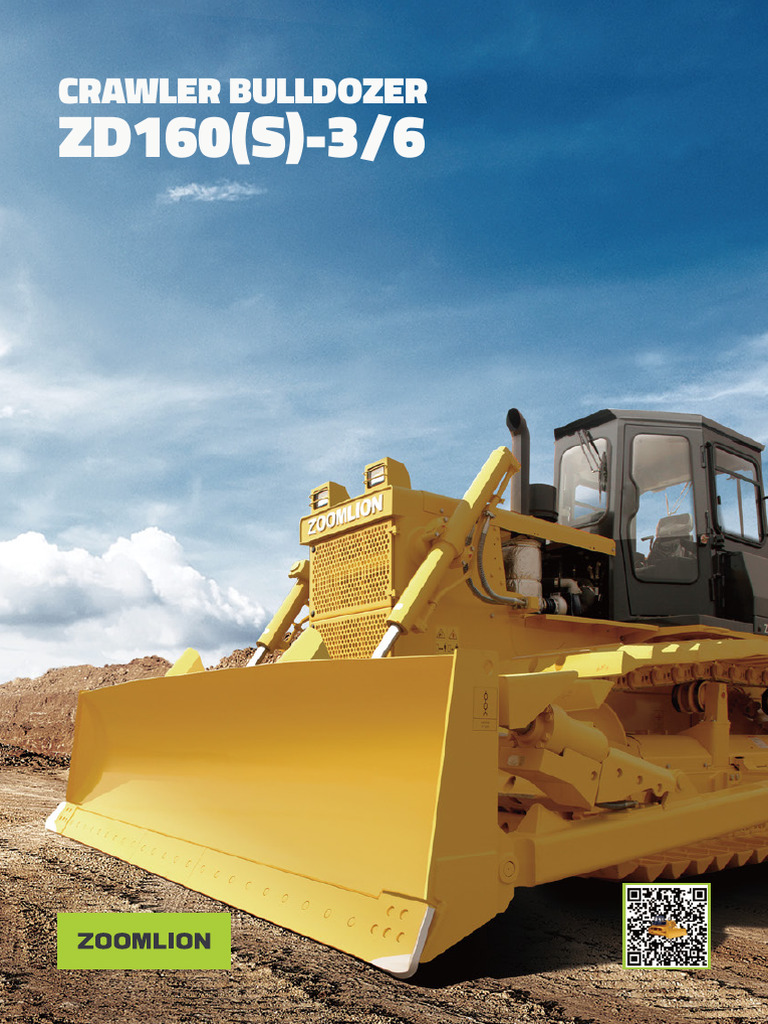 ZOOMLION ZD160(S)-3 Crawler Bulldozer | PDF | Manufactured Goods | Transport