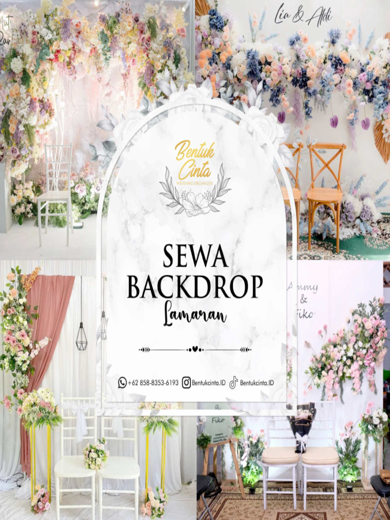 Price List - Backdrop Lamaran - Bentuk Cinta | PDF