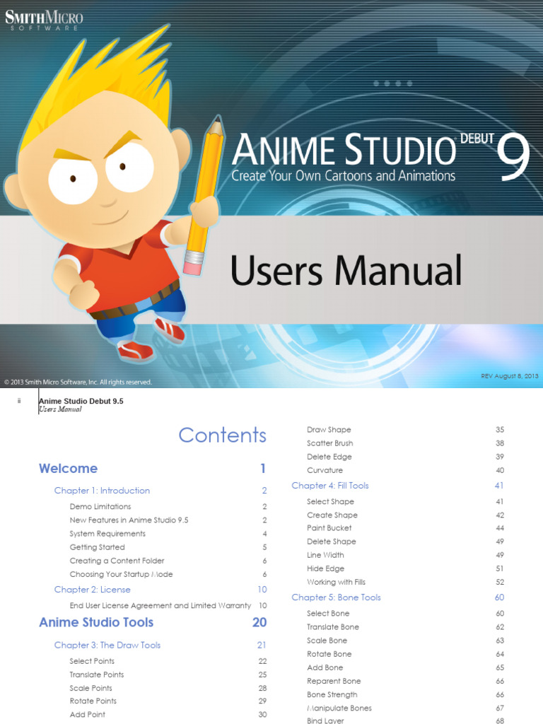 Anime Studio Debut 9 Users Manual | Download Free PDF | Microsoft ...