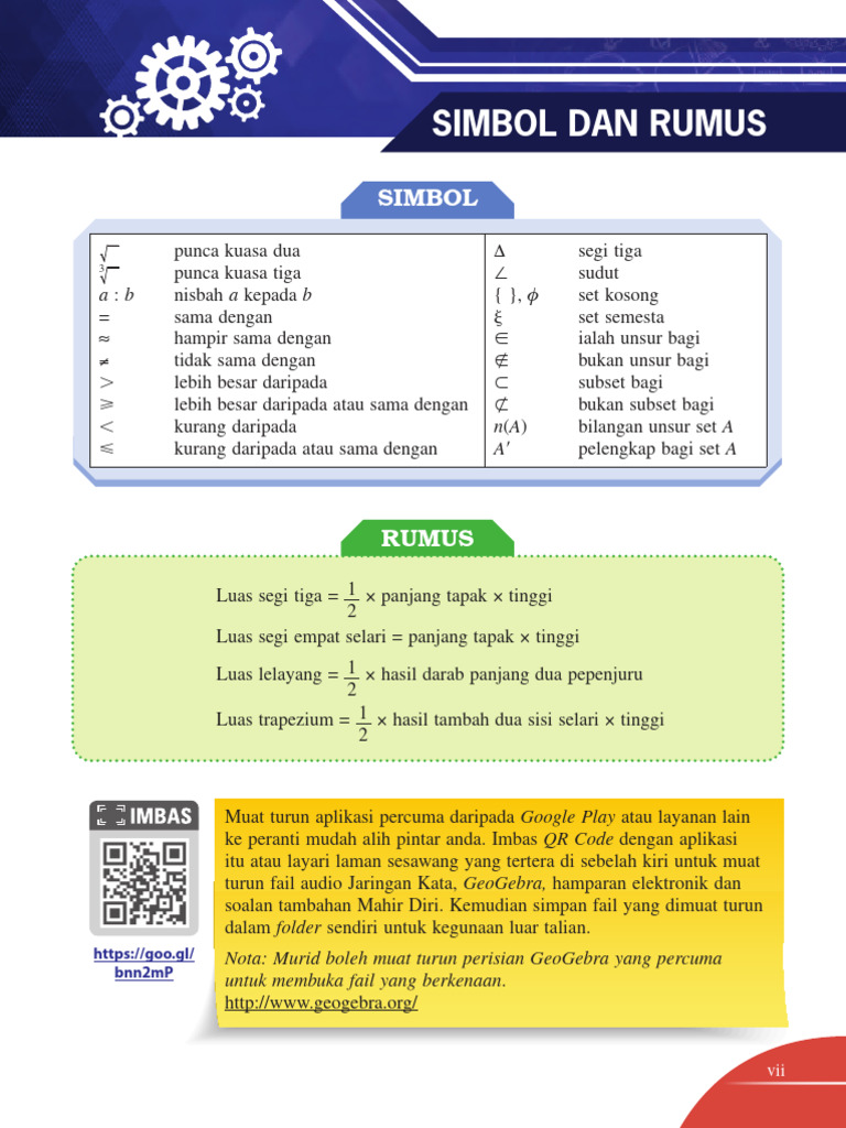 Simbol Dan Rumus | PDF