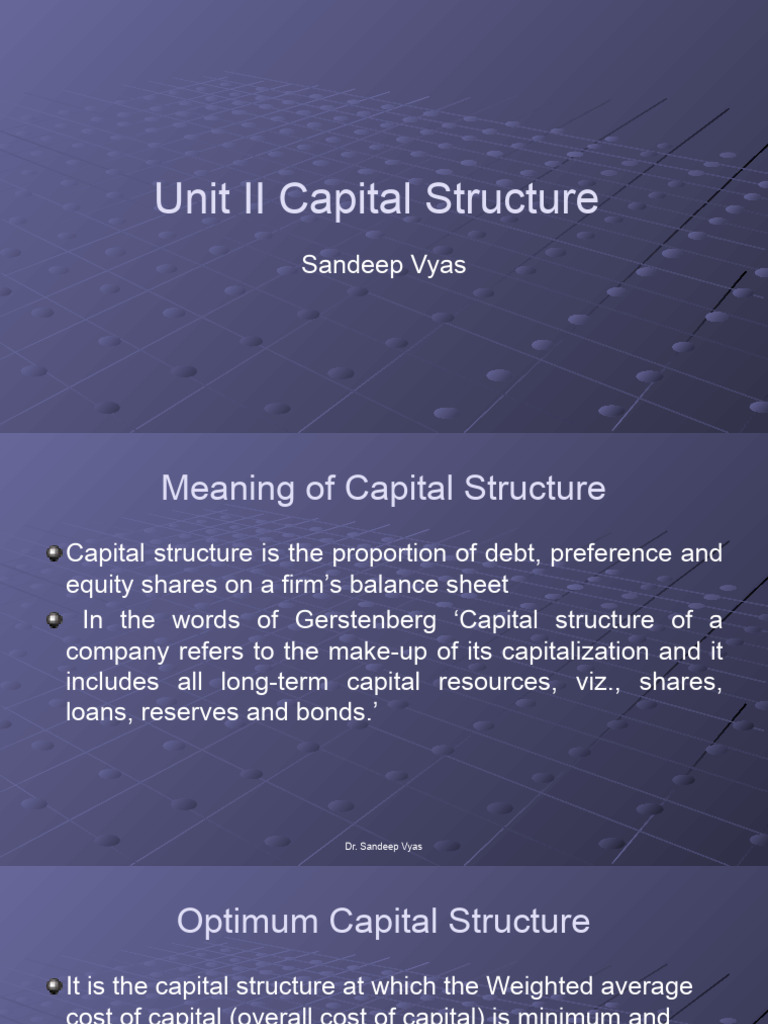 Capital Structure Theories | PDF | Capital Structure | Financial Capital