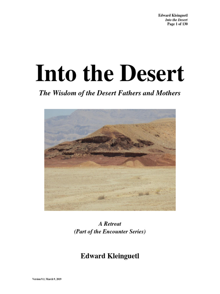 Into The Desert | PDF | Jesus | Ministry Of Jesus