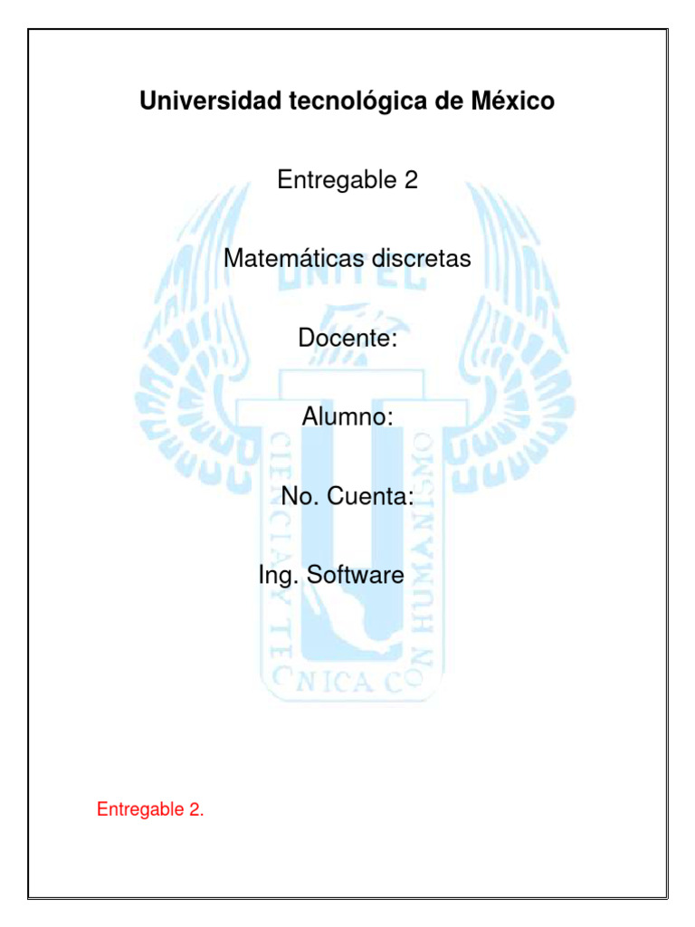 Entregable2 Matematicas Discretas | PDF | Informática teórica | Combinatoria