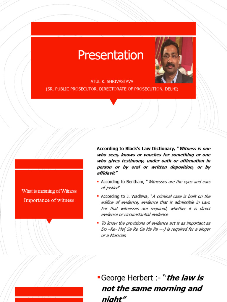 Presentation For NPA Final | PDF | Burden Of Proof (Law) | Witness