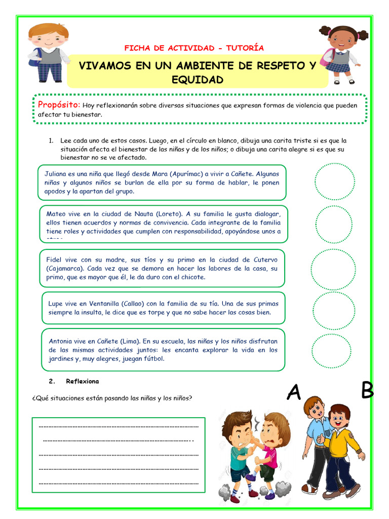 Tutoria Respeto y Equidad | PDF | Violencia