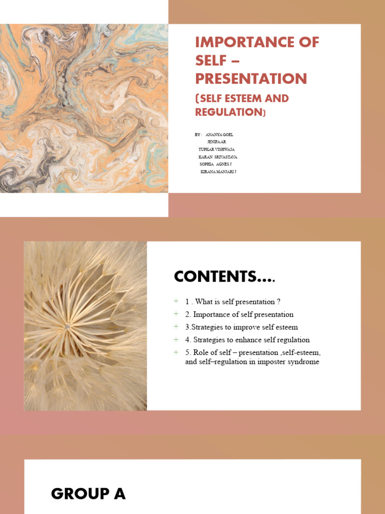 Groupa PPT - 2 | PDF | Self Esteem | Emotional Self Regulation