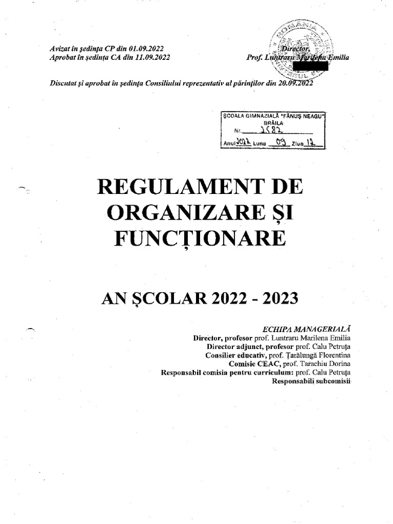 Rof 2022 2023 | PDF