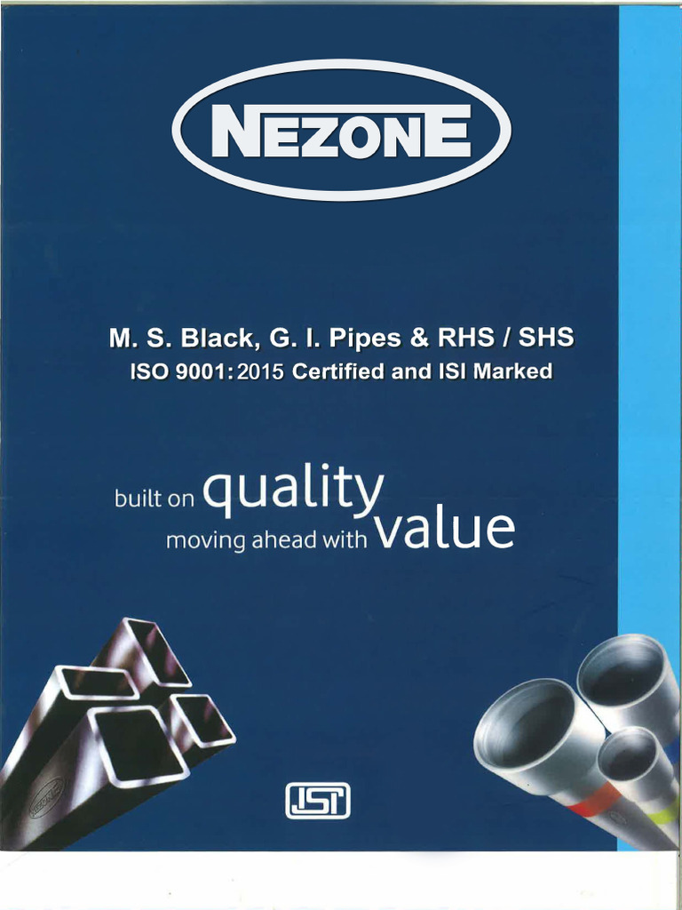 Nezone MS Pipes Tubes1 | PDF | Pipe (Fluid Conveyance) | Mechanical ...