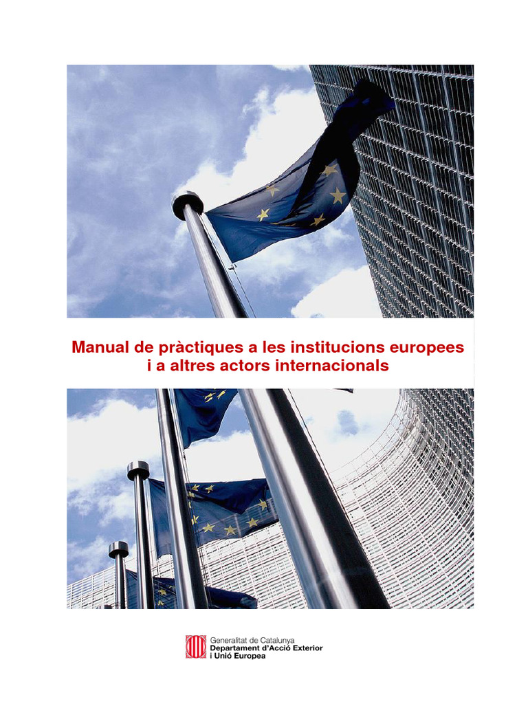 7a Versio Manual de Practiques A Les Institucions Europees I A Altres Actors Internacionals Juny ...