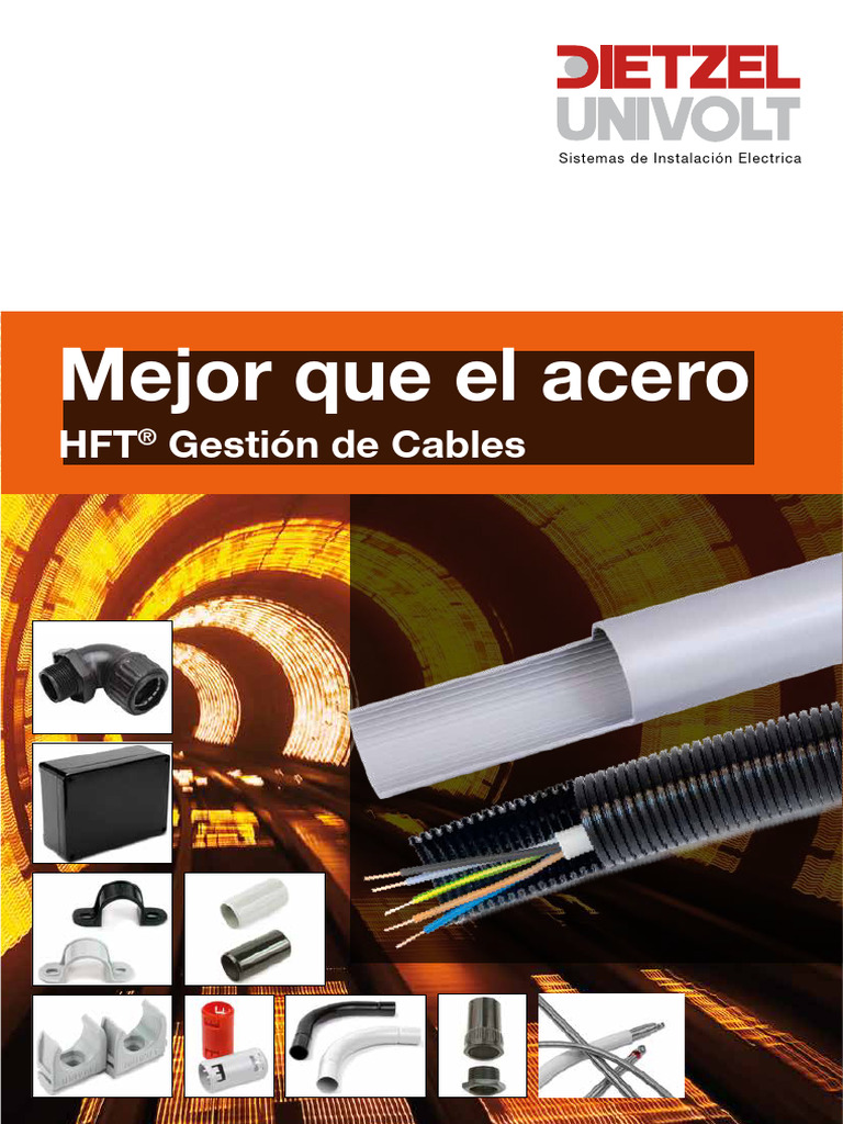 Mejor Que El Acero-Tubos Conduit HFT Libre de Halógeno Dietzel Univolt ...