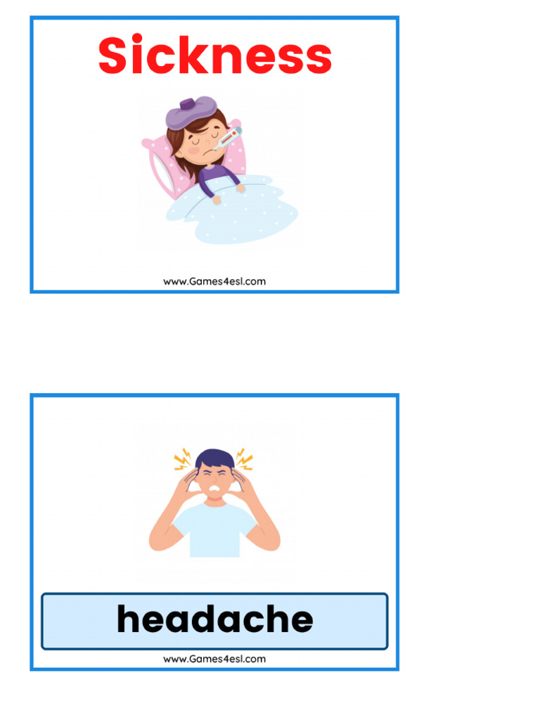 Sickness-Vocabulary | PDF