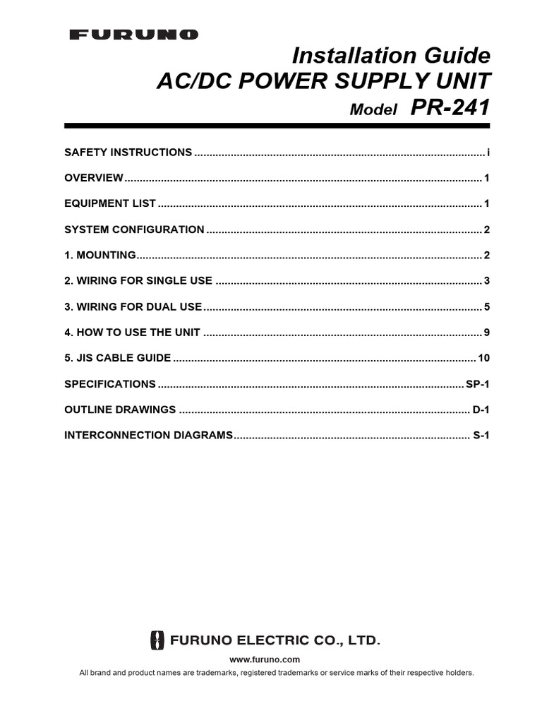 PR 241 | Download Free PDF | Power Supply | Direct Current