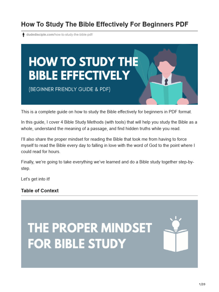 2023 Bible Study Guide PDF | PDF | Jesus | Gospel Of John
