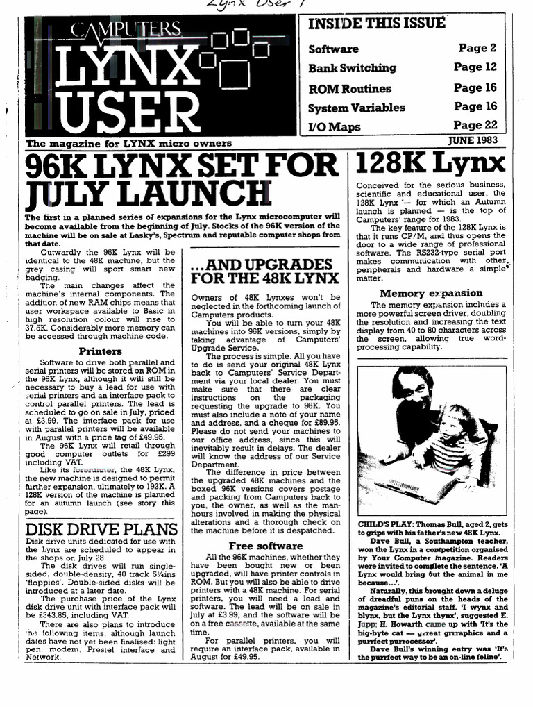 Lynx User1 | PDF