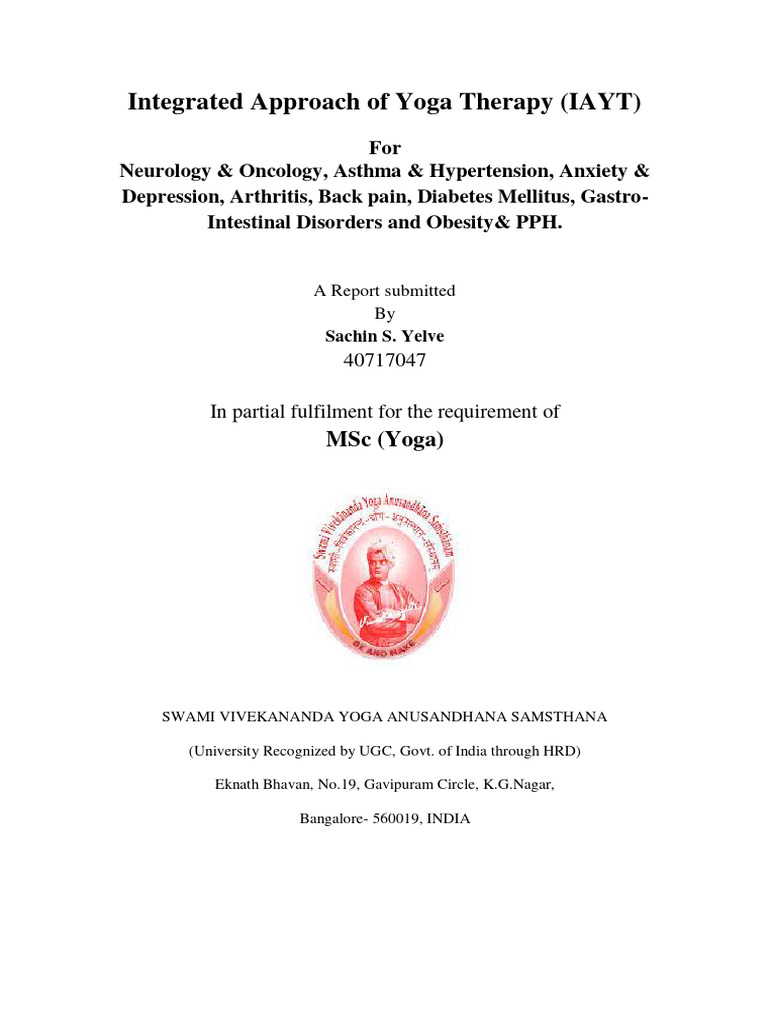 Sachin Yelve Arogyadhama Report | PDF | Psychosis | Pulmonology