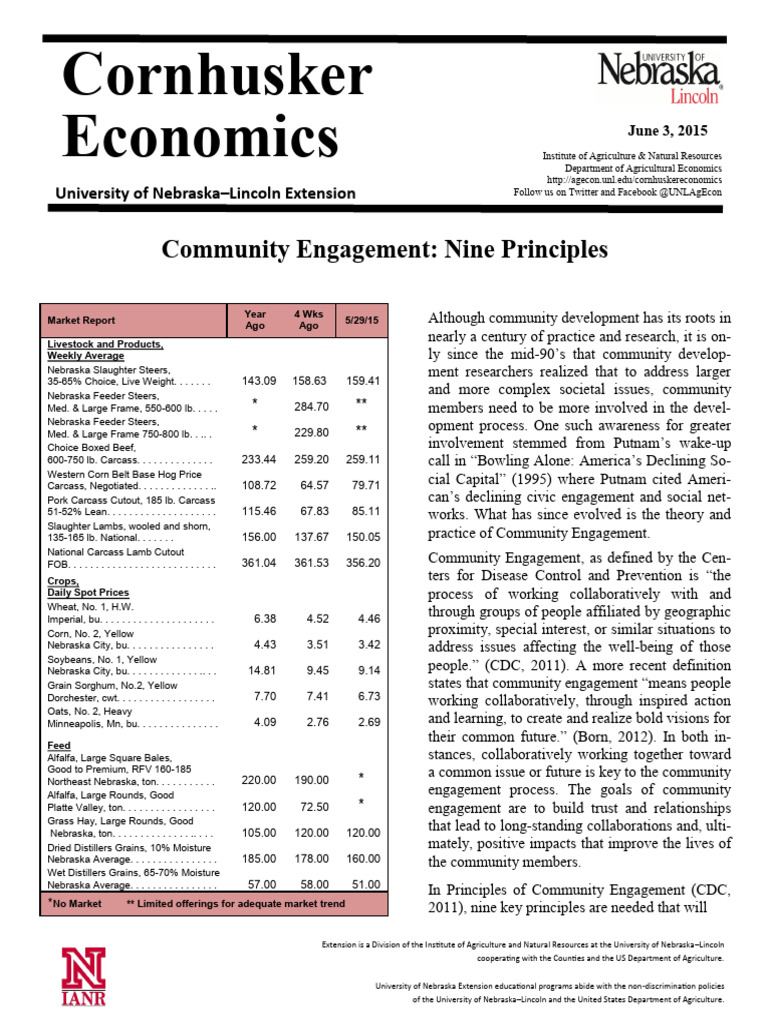 Community Engagement Principles Guide | PDF | Community | Collaboration