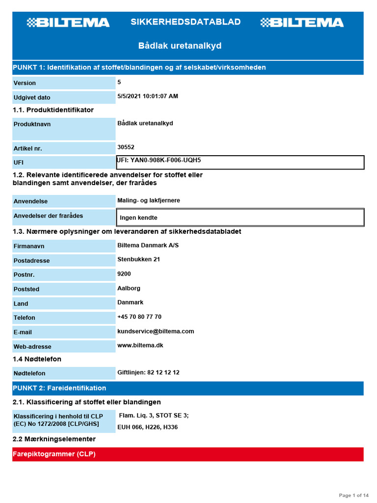 30552_SIKKERHEDSDATABLAD | PDF