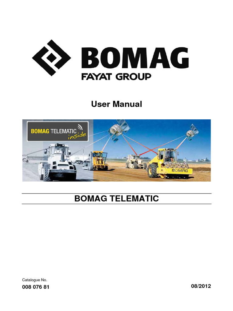 Bomag Telematic | PDF | Button (Computing) | Login