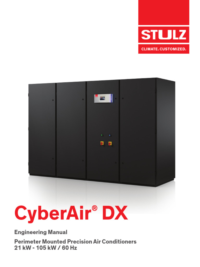 STULZ CyberAir DX Engineering Manual | PDF | Air Conditioning | Energy ...