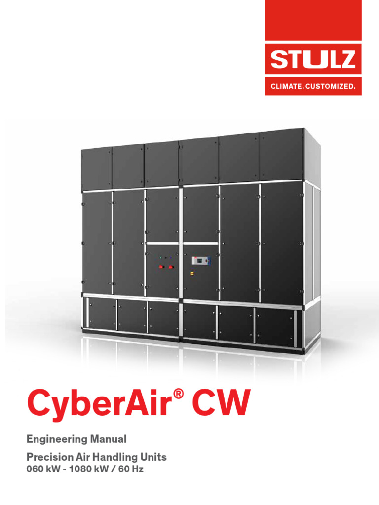 STULZ CyberAir CW Engineering Manual | PDF | Water Heating | Air ...