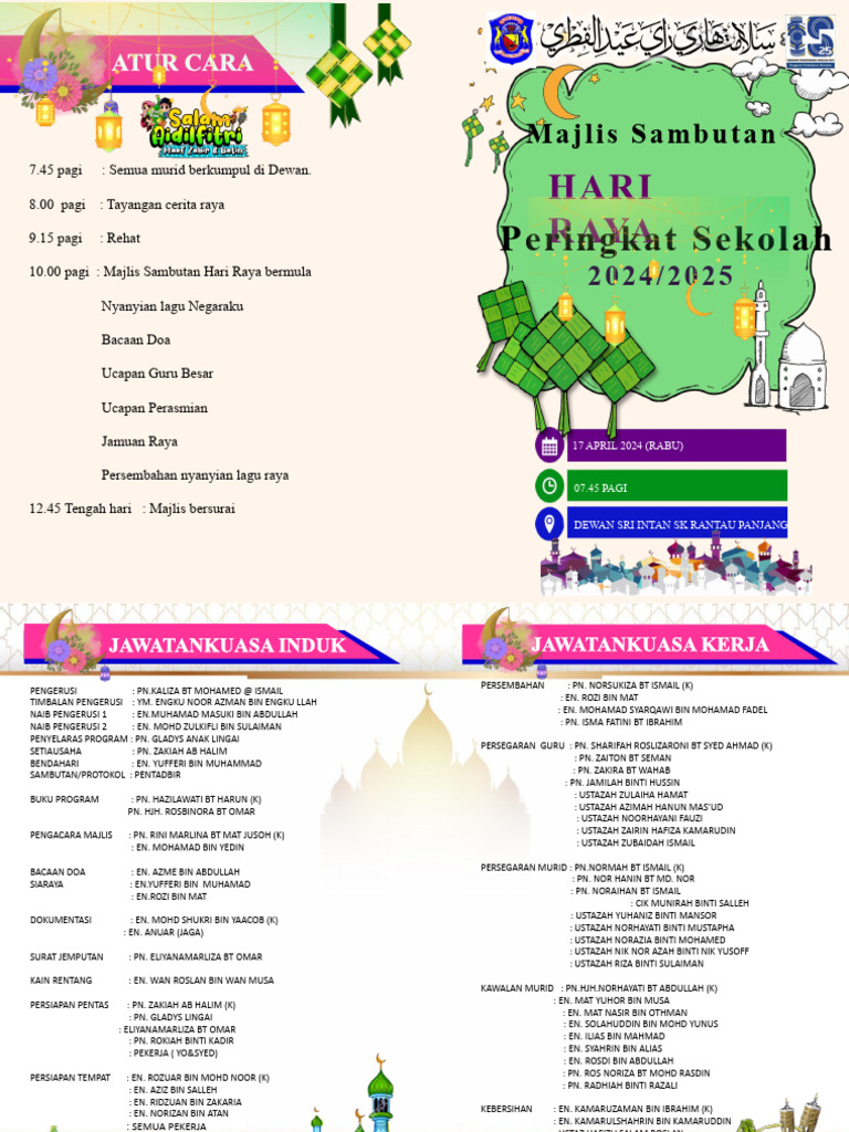 BUKU PROGRAM HARI RAYA 2024 (1) | PDF