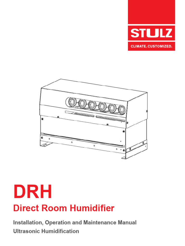 STULZ Ultrasonic Humidification DRH IOM | PDF | Electrical Engineering ...