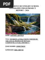 Geography Field Project: Kamwala South Secondary School | PDF | Asian ...
